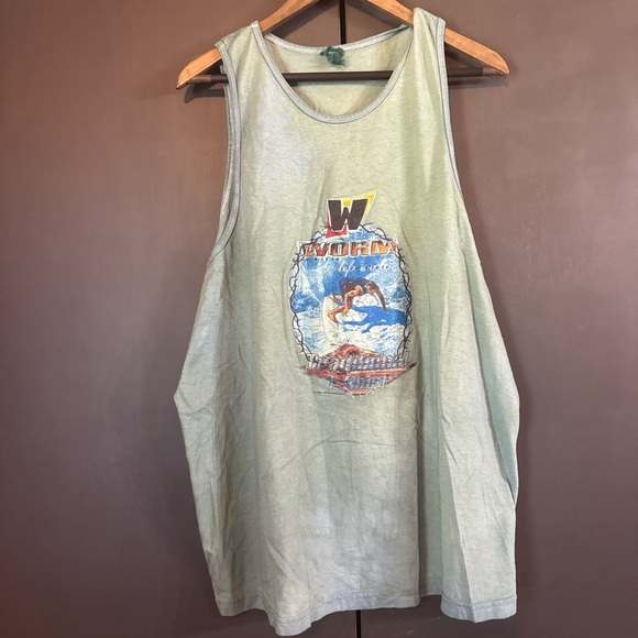 Shirts | Vintage 9s Worm Surf Tank | Poshmark